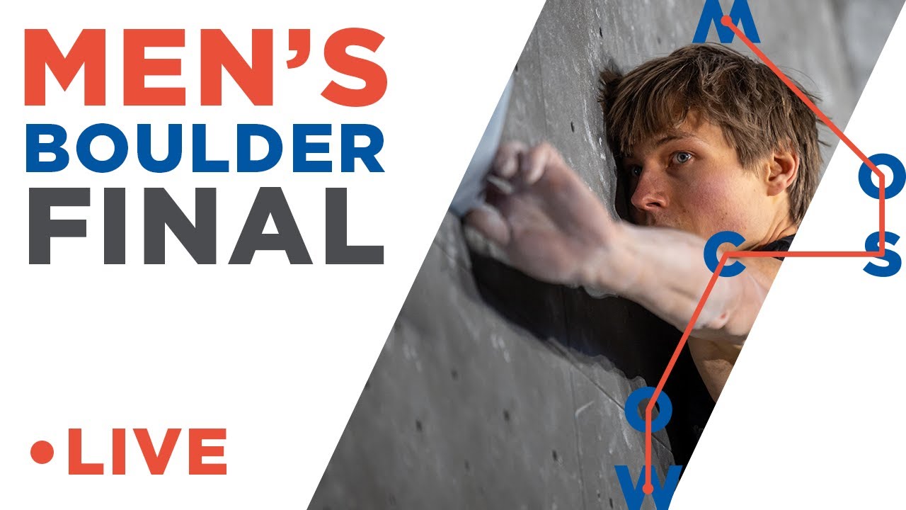 Final masculina del Campeonato del Mundo de Boulder. Moscú 2021 | WOGU
