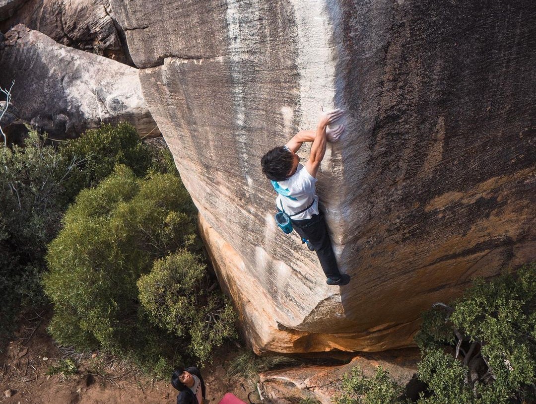 Ryuichi Murai repite ‘Livin’ Large’ 8C+, en Rocklands | WOGU