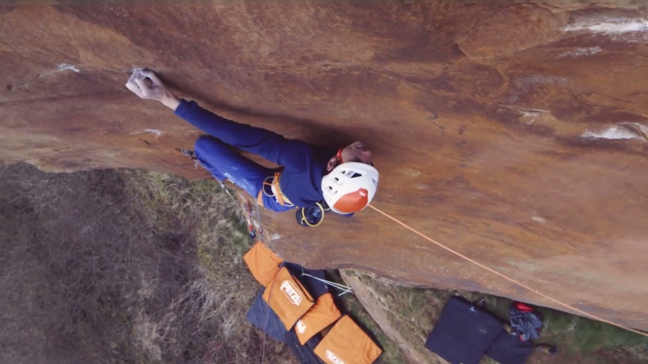 Franco Cookson en la primera ascensión de ‘Immortal’ (E11 7b) | WOGU