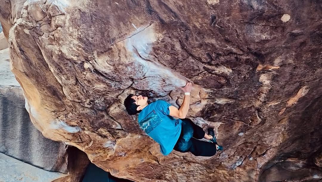 Noah Wheeler en la tercera ascensión de ‘Return of the Sleepwalker’ V17 (9A) | WOGU
